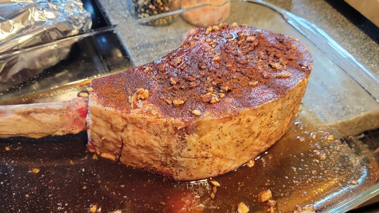 How to cook Tomahawk Ribeye Steak to Perfection - YouTube