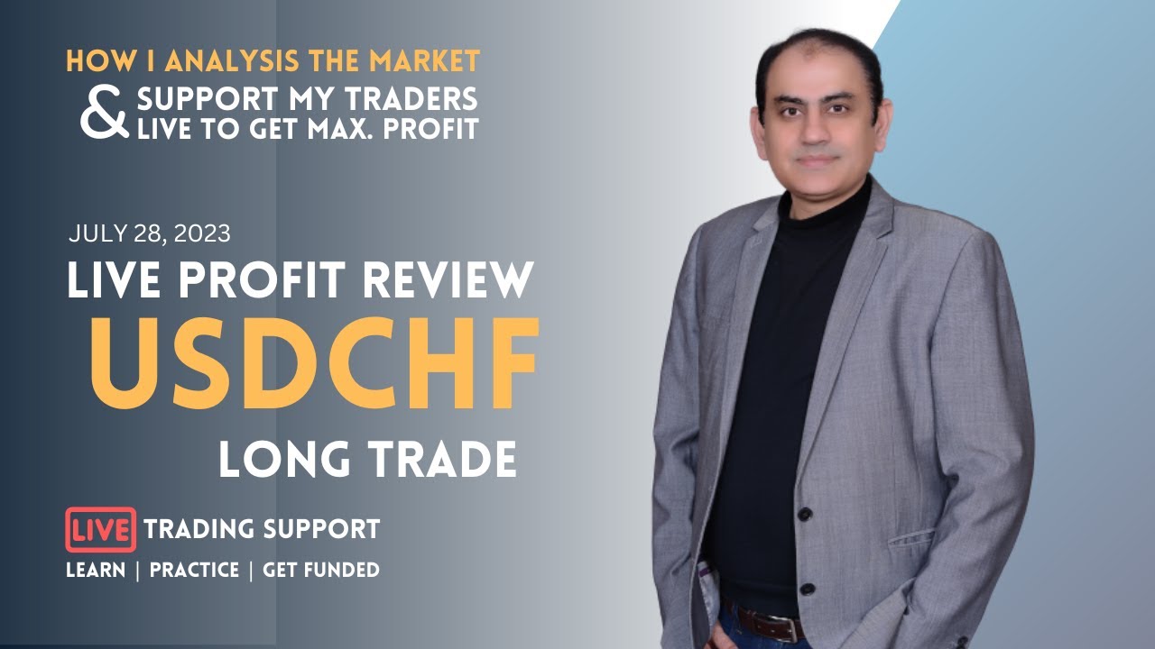 LIVE Profit Review | USDCHF LONG TRADE - YouTube