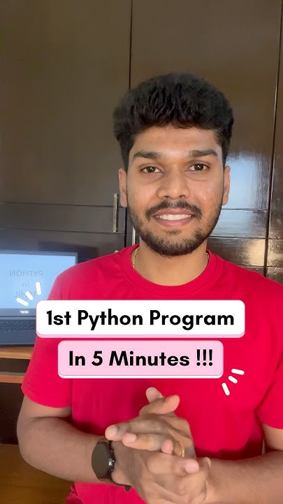 Full video is Channel. Run Python Program in 5 mins. Python Tutorial in Tamil for Beginners. # ...