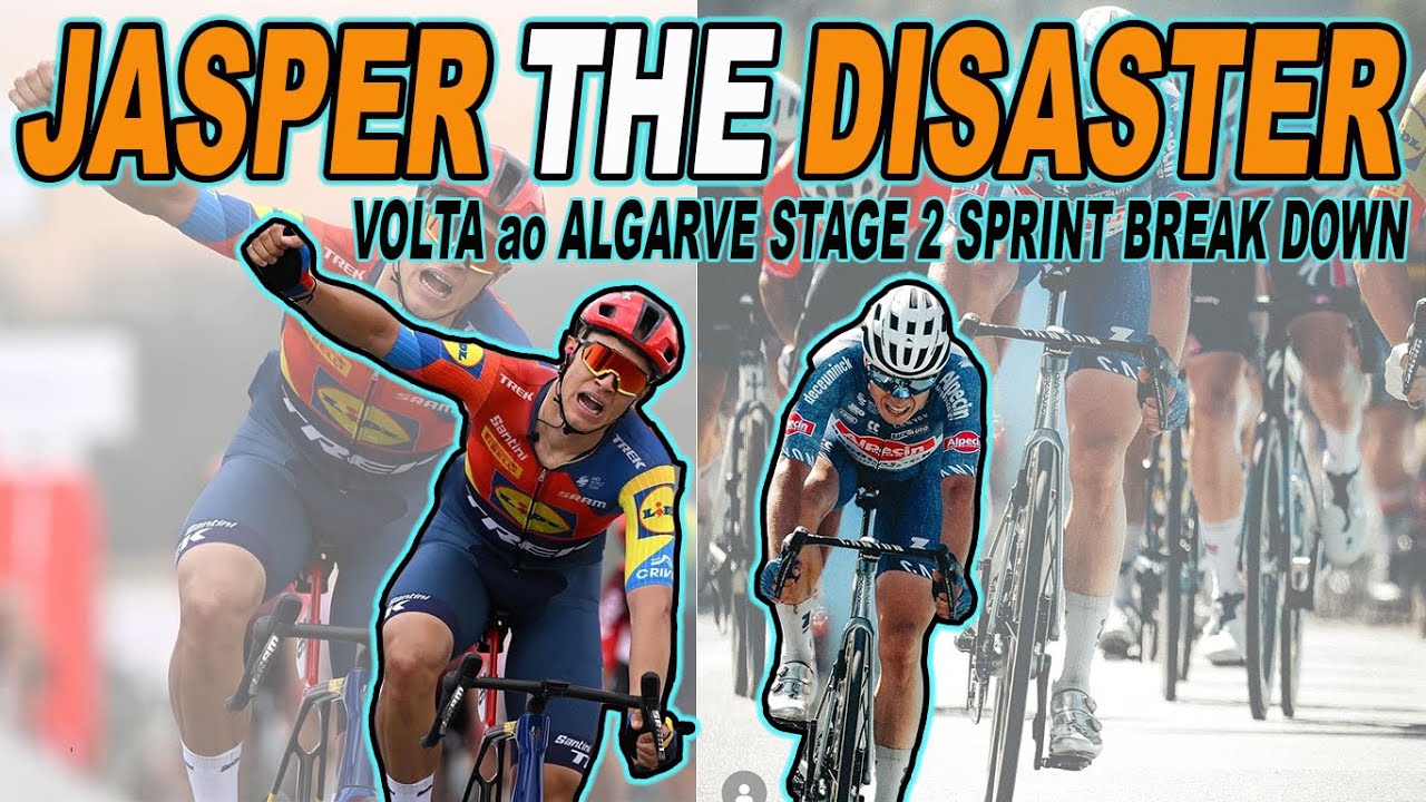 VOLTA ao ALGARVE Stage 4 - Sprint Break Down - Jonathan vs Tim vs Jasper - YouTube