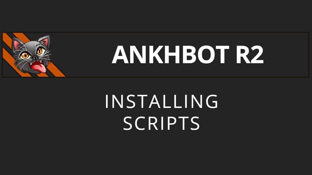 Ankhbot Tutorial Import Scripts Streamlabs Chatbot Youtube