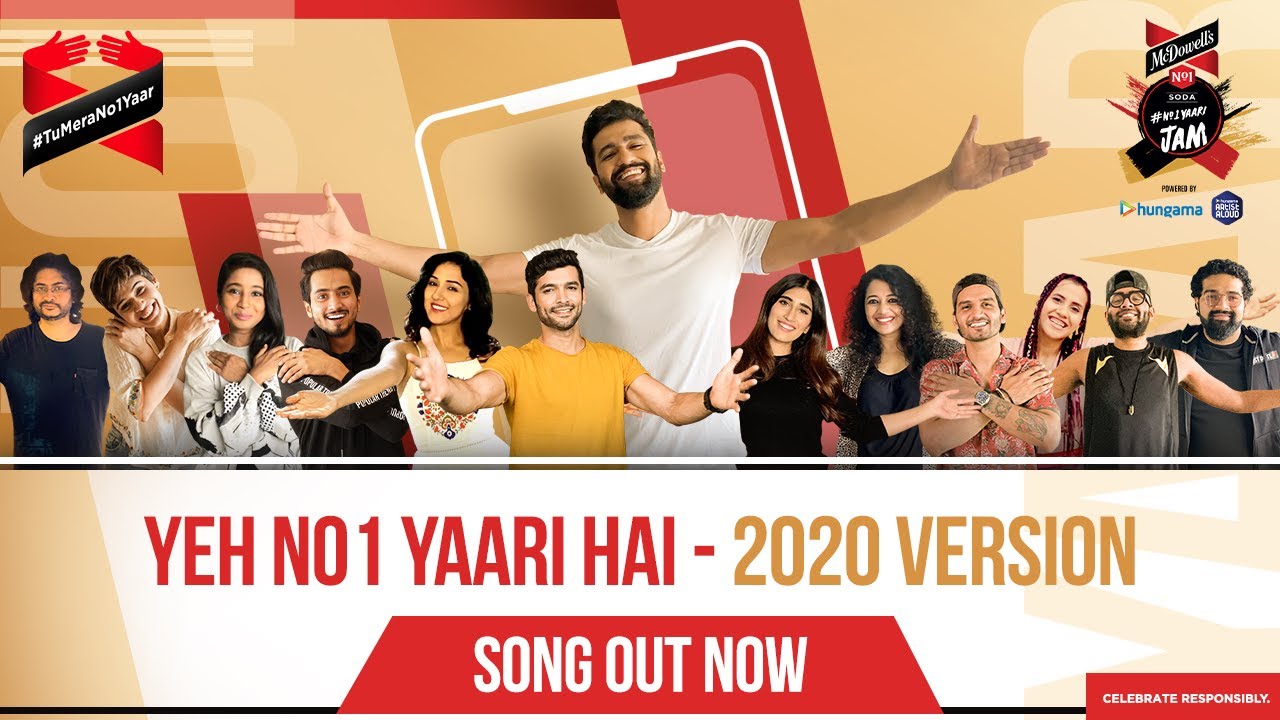 Yeh No1 Yaari Hai (2020 version) - Vicky Kaushal | McDowell’s No1 Yaari ...