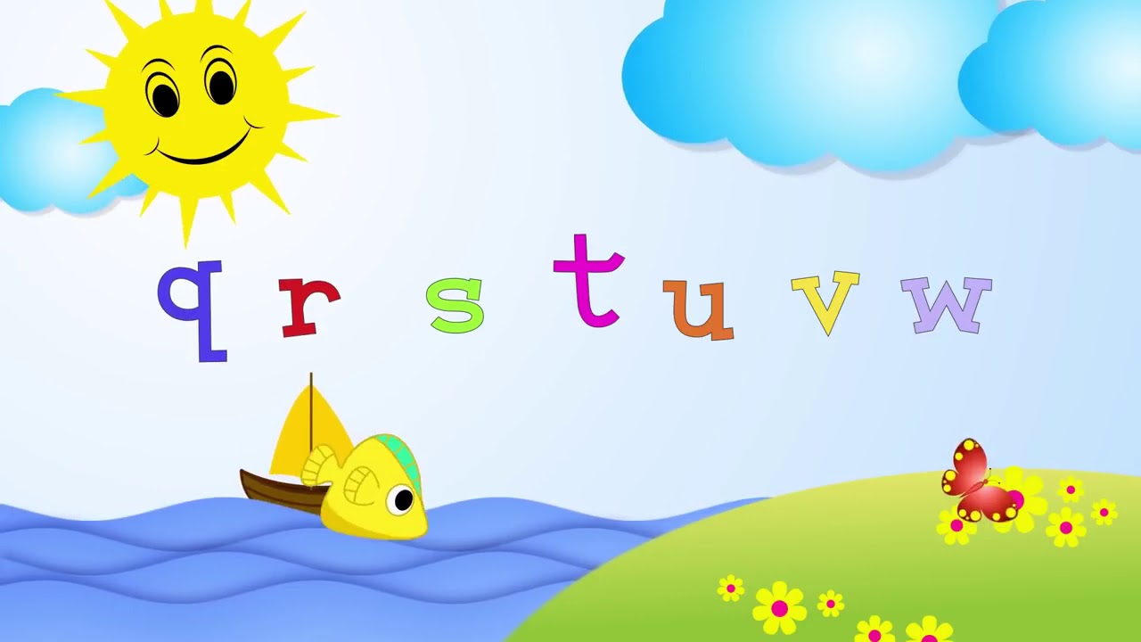 abc SONG in lower case for children. The Alphabet Song (english) - YouTube