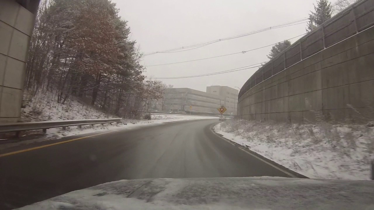 Driving in snow storm(With Star Wars Music) - YouTube