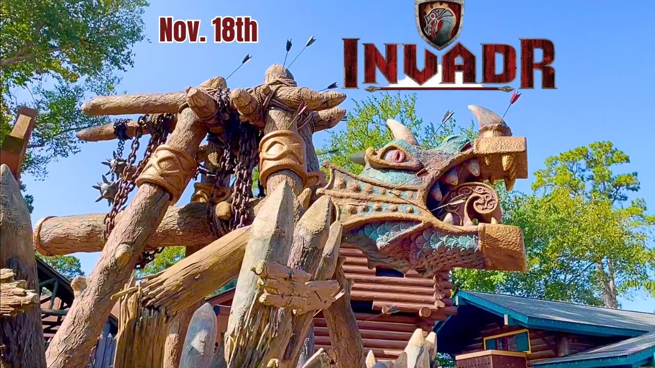 INVADR - Busch Gardens Williamsburg - Nov. 18th - YouTube