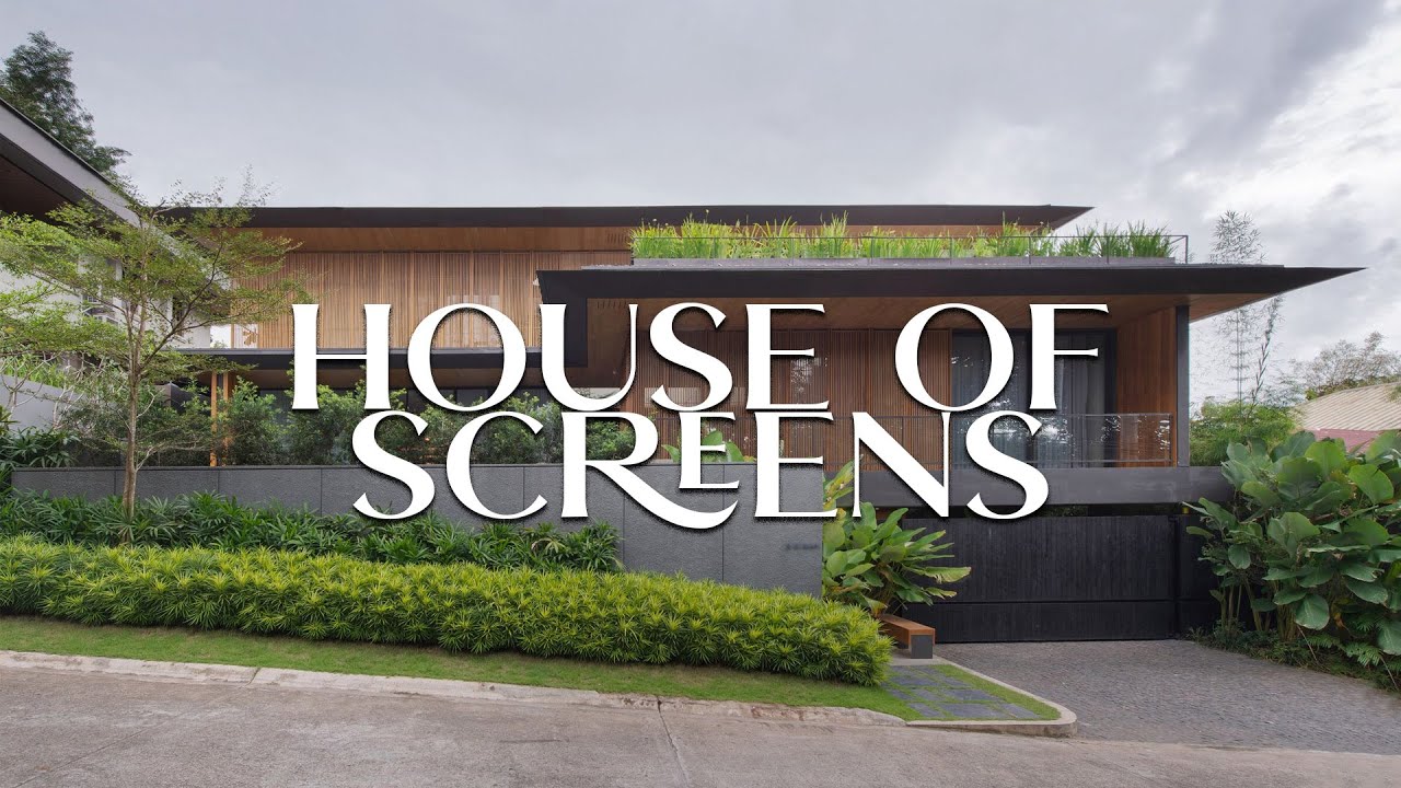 Welcome to House of Screens, a stunning modern home in tropical ...