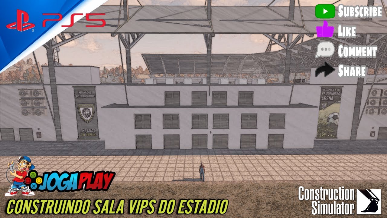 CONSTRUCTION SIMULATOR / STADIUM EXPANSION / CONSTRUINDO SALAS VIPS ...