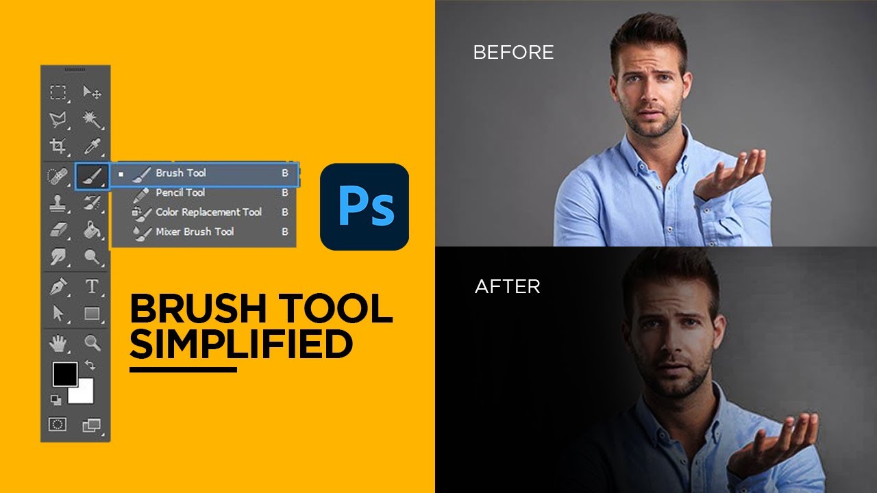 Brush Tool Simplified in Photoshop - YouTube