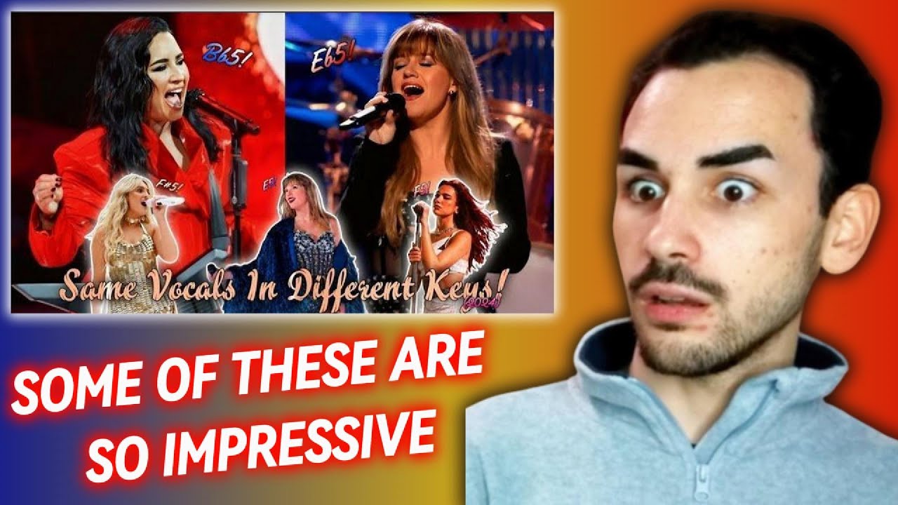 FAMOUS SINGERS | 2024 Same Vocal In Different Keys!! | Reaction - YouTube