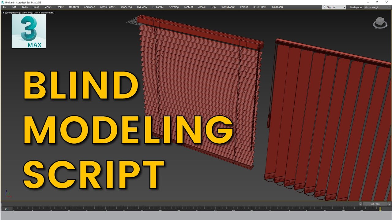 Blind Generator Modeling Scipt 3ds Max | Eris Graphic - YouTube