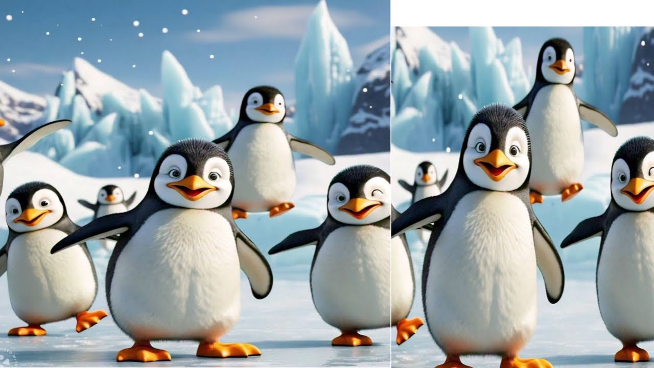 penguin dancing on ice - YouTube