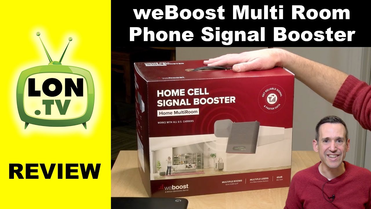 WeBoost Multi Room Cell Phone Signal Booster Review - 470144 - YouTube