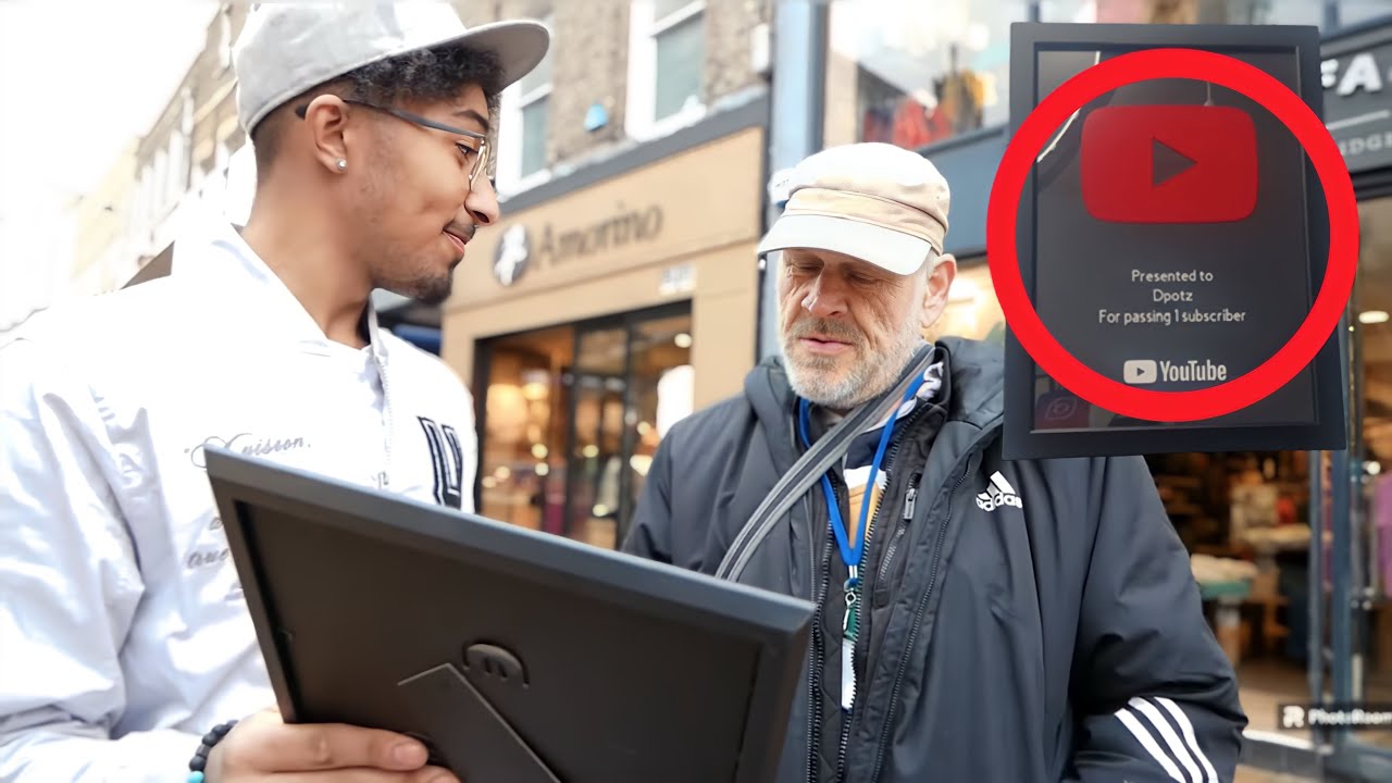 ONE Subscriber plaque Prank - YouTube