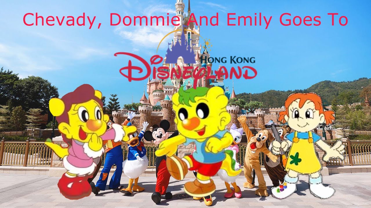 Chevady, Dommie And Emily Goes To Hong Kong Disneyland #吉的堡 - YouTube
