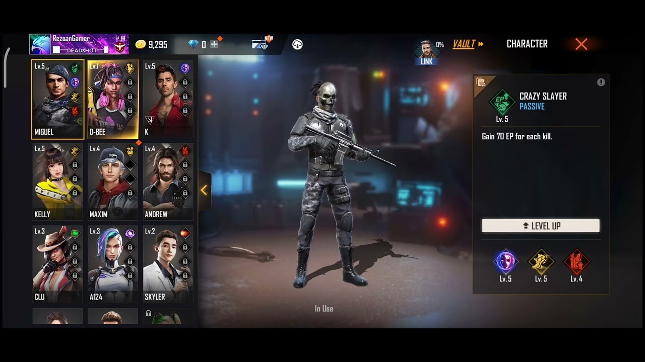 #claiming D-bee character. - YouTube