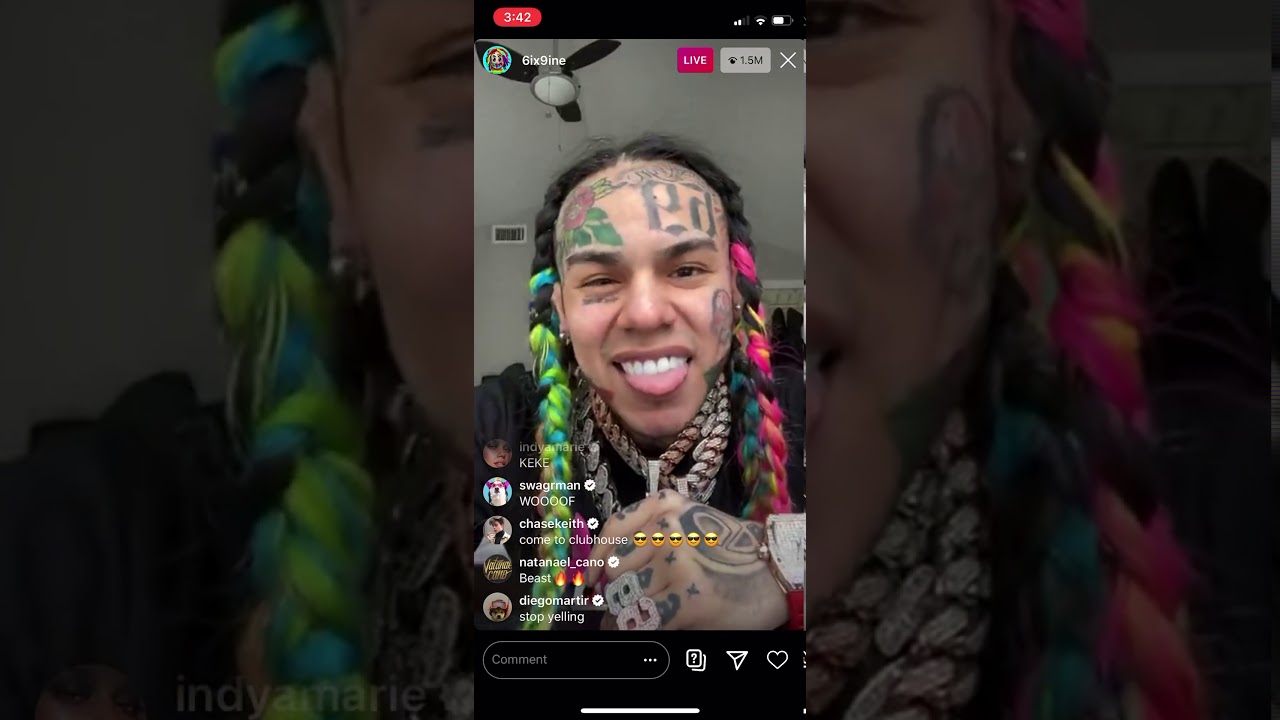 6ix9ine Live 2020 Comback - YouTube