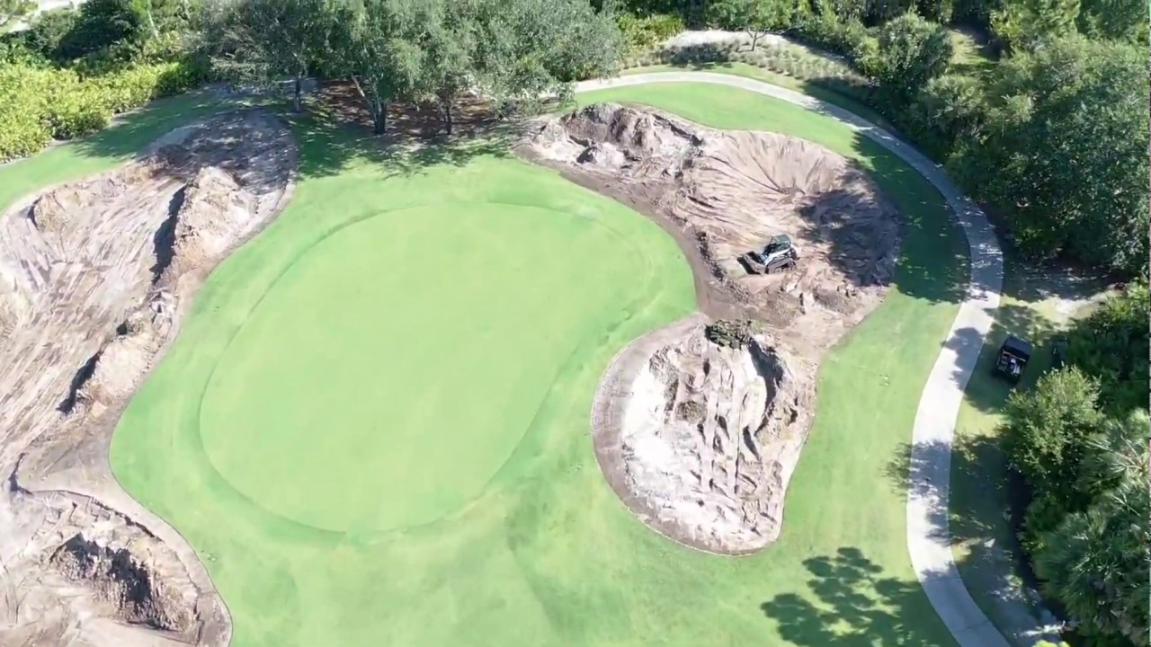 Golf Course Renovations May 2020 - YouTube