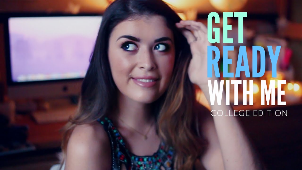 GET READY WITH ME: College Makeup Edition | hellokaty - YouTube
