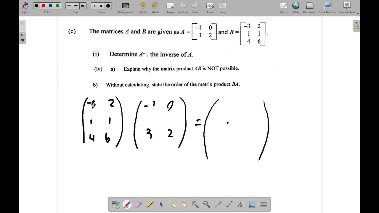 January 2018 Question 11 c CSEC Mathematics Past Paper Solution - YouTube