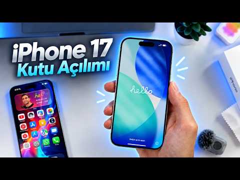 iPhone 17 Kutu Açılımı 4K (Beyaz) (iPhone 17 pro katili!)
