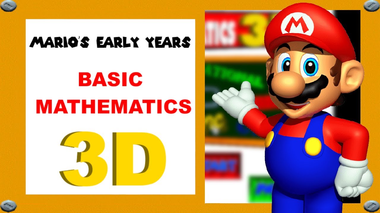 Mario's Early Years Basic Mathematics 3D - YouTube