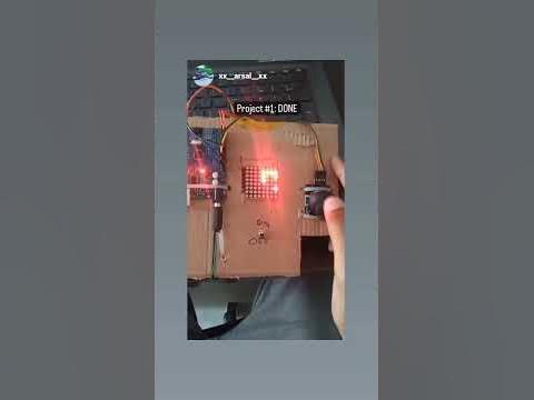 Arduino snake Game by Arsal #techvideo #arduino #snakegame - YouTube