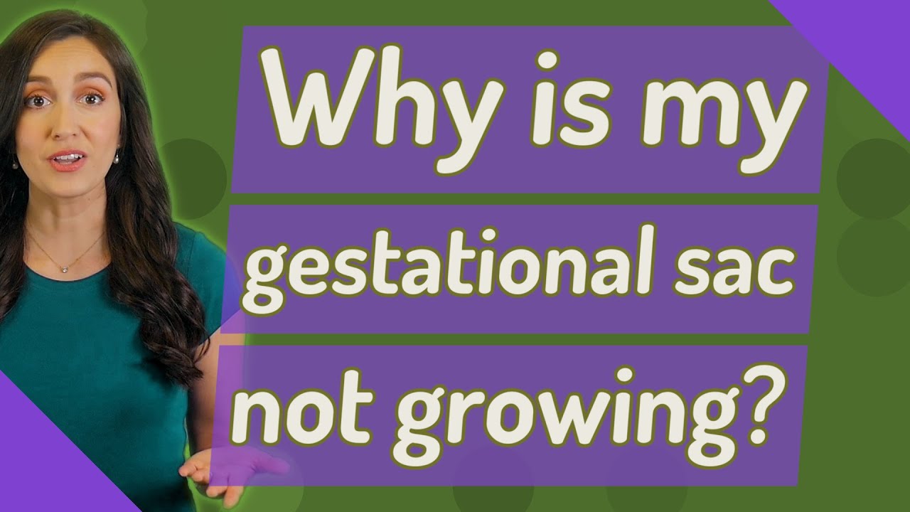 Why is my gestational sac not growing? - YouTube