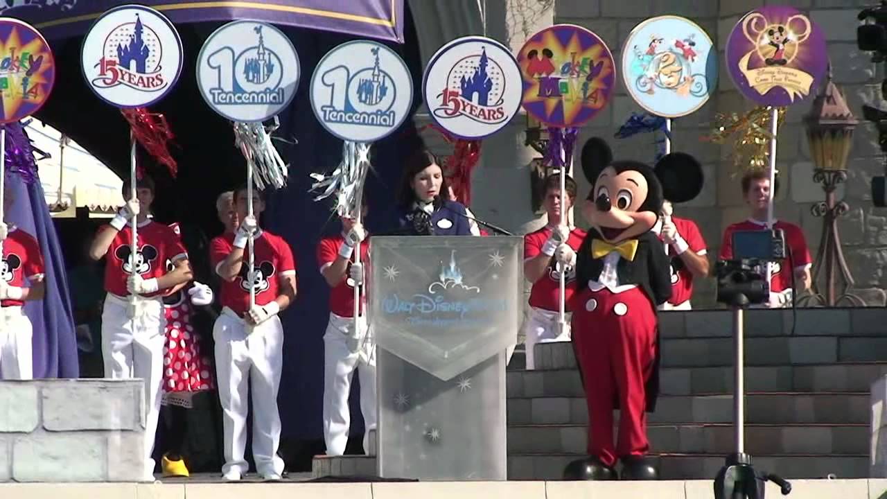 Walt Disney World 40th Anniversary Celebration, Full Presentation ...