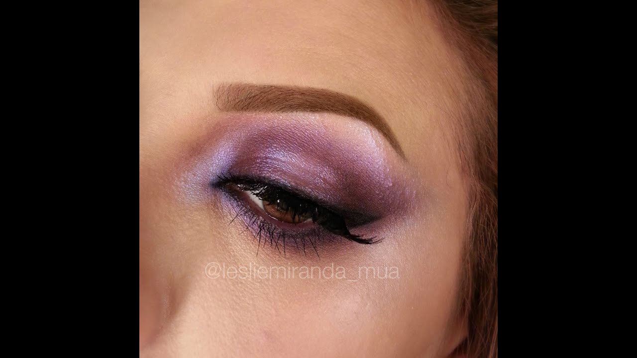Iridescent Purple Eye Look - YouTube