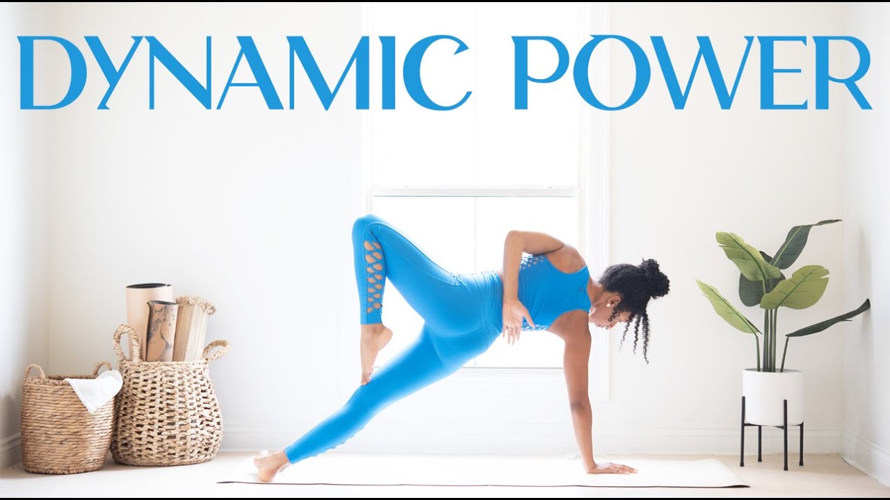 Dynamic Power Yoga | Beginner to Intermediate **plenty of beginner ...