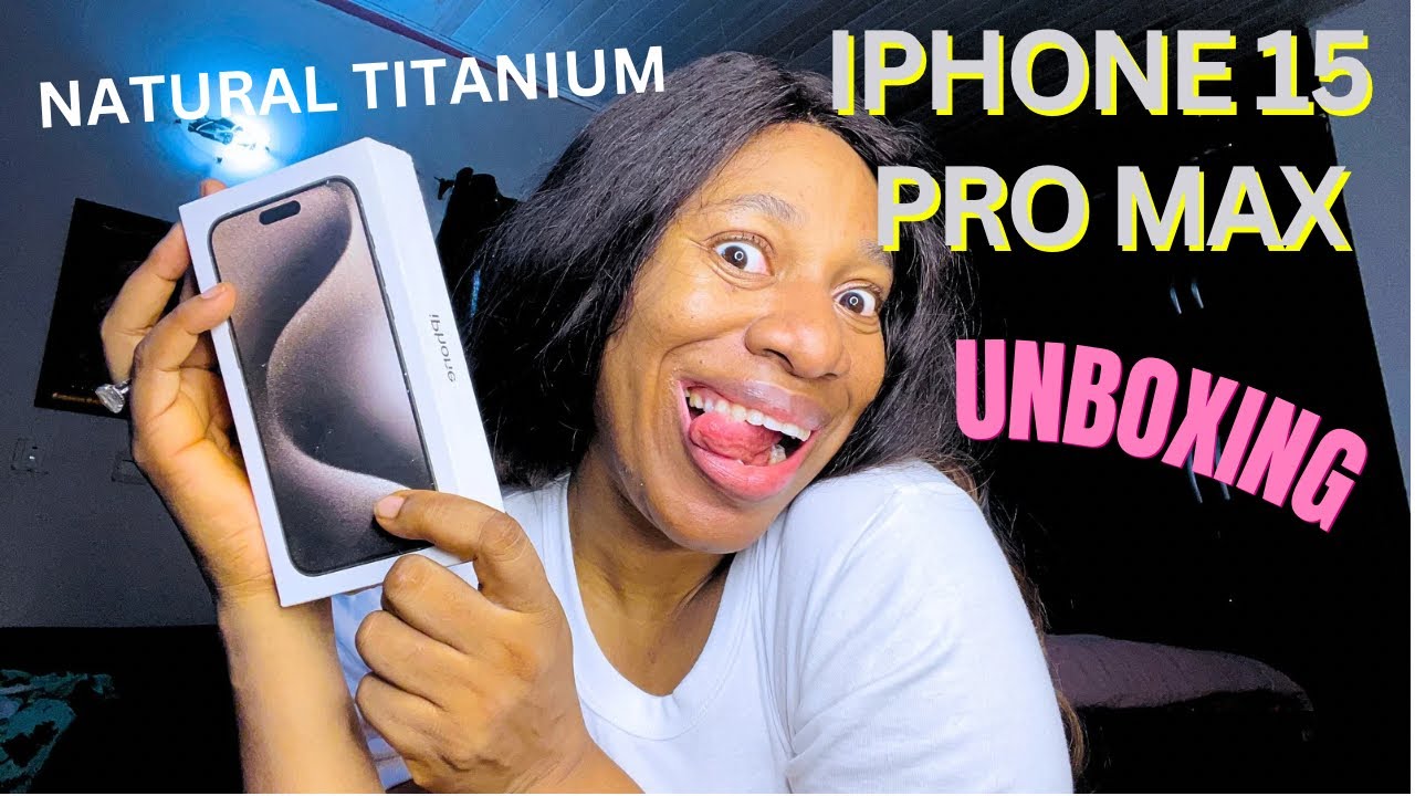 Unboxing: iPhone 15 Pro Max: Unboxing and First Impressions + setup ...