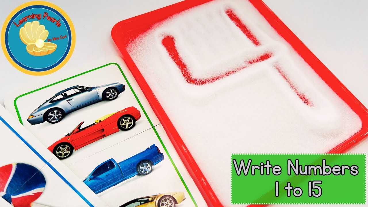 Write Numbers 1 to 15 in Salt | Hands-On Math Activity | Learn to Count ...