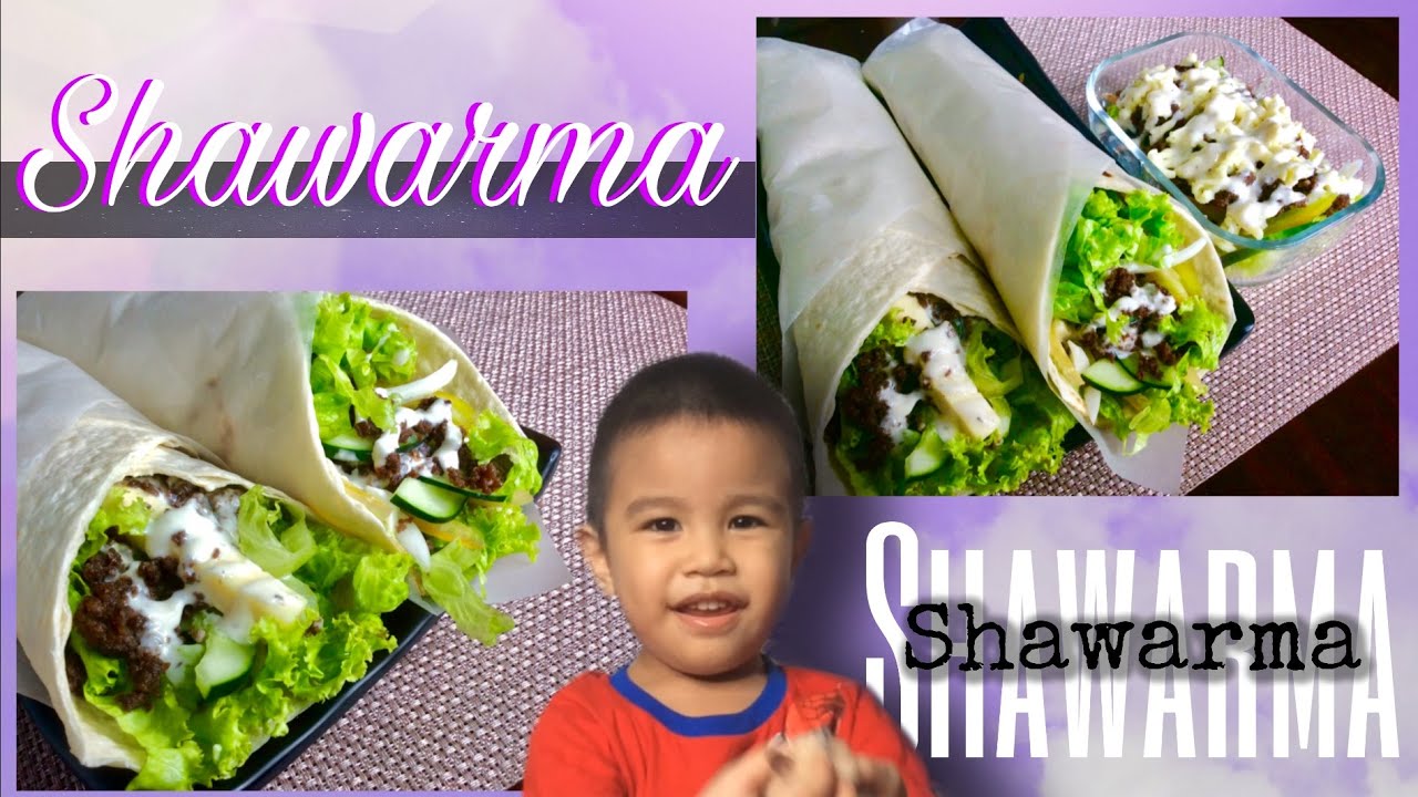 HOMEMADE SHAWARMA & SHAWARMA SAUCE l Pinoy Love Eat - YouTube