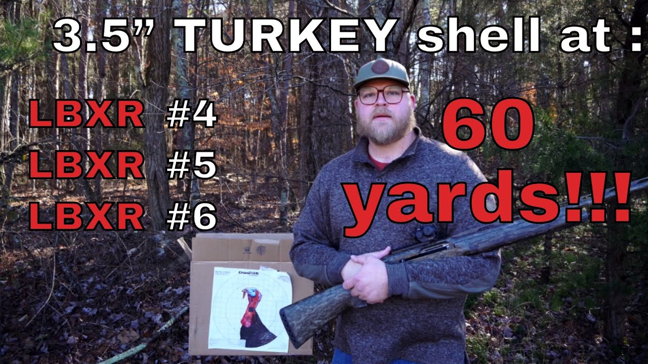 Winchester Long Beard XR at 60 YARDS | Turkey Pattern Test | All THREE ...