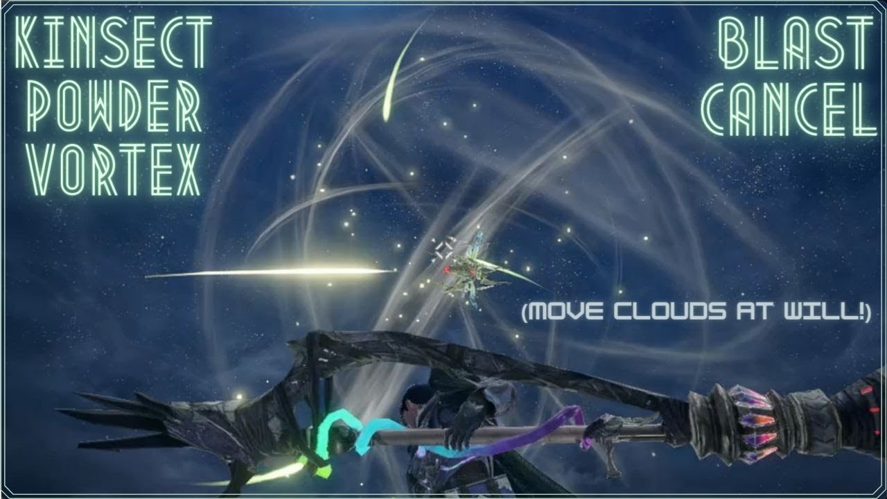 Kinsect Powder Vortex Blast Cancel | New IG Tech | MHRise: Sunbreak ...