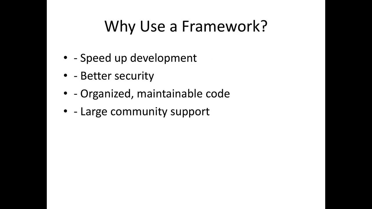 basic web development frameworks - YouTube