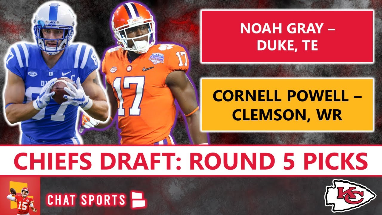 Chiefs Draft: Round 5 Recap & Analysis Of Noah Gray & Cornell Powell ...