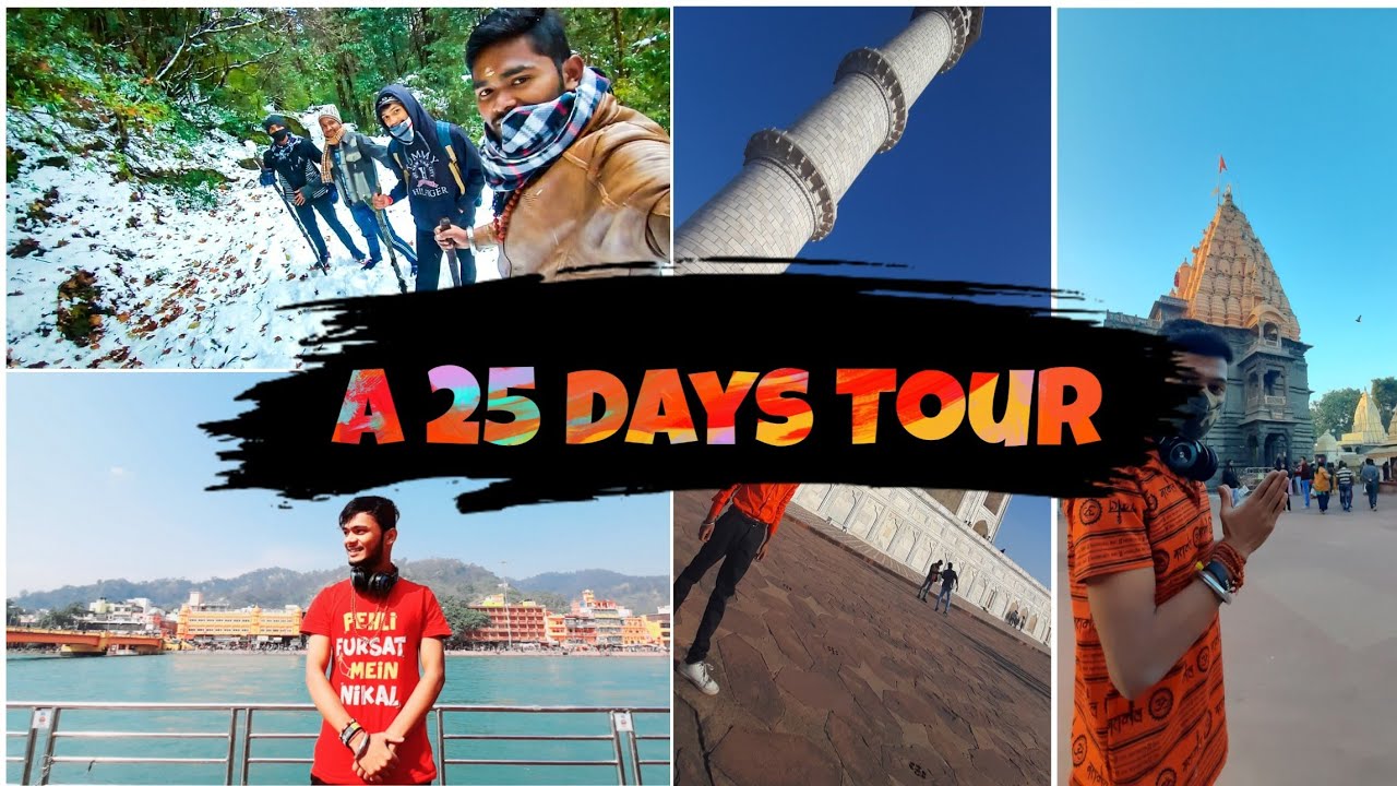25 places tour Along with Tajmahal, vrindavana,tungnath,kedarnat and ...