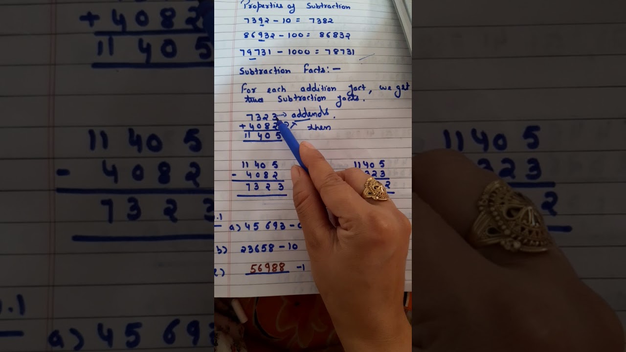 Properties Of Subtraction And Subtraction Facts YouTube Properties Of Subtraction And Subtraction Facts YouTube