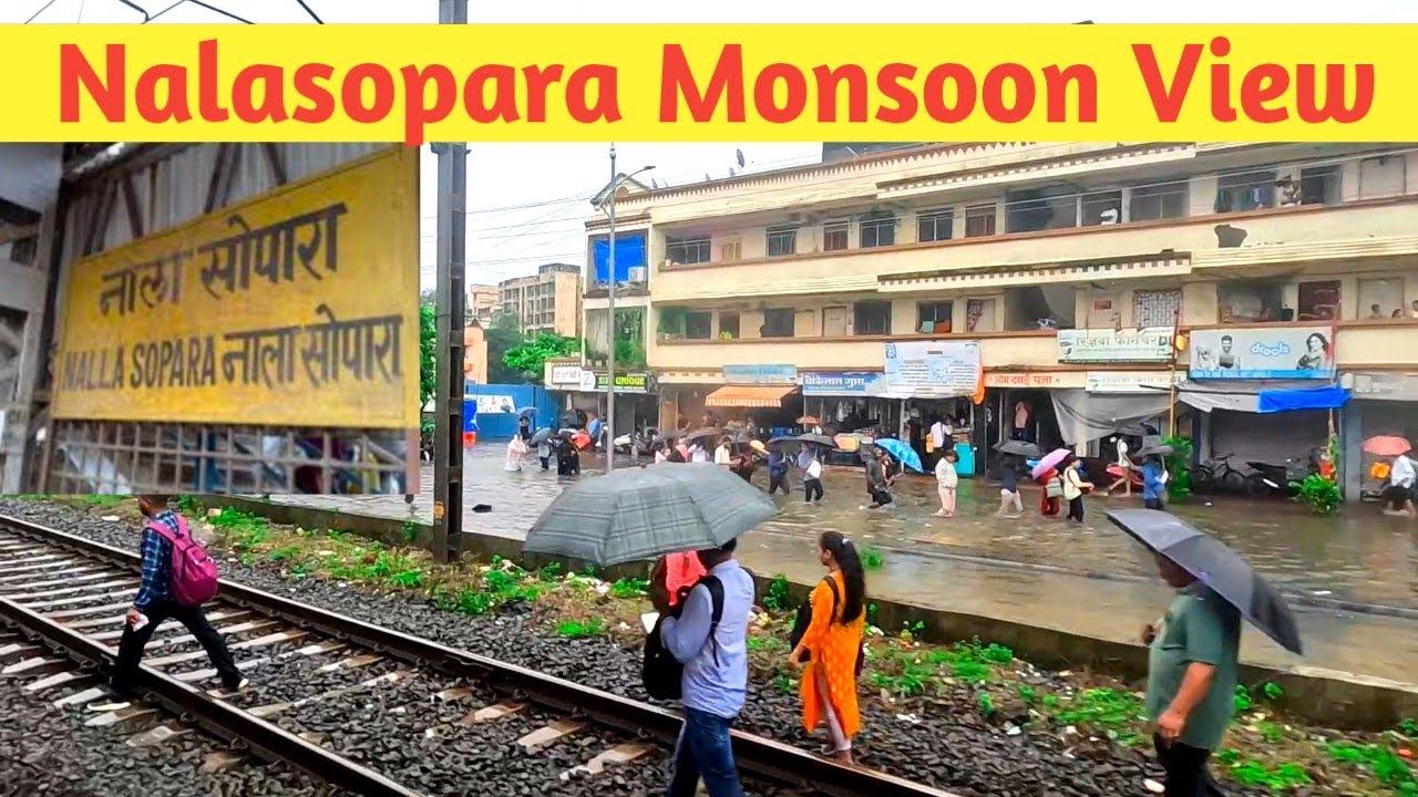 Nalasopara monsoon #nalasopara #barish 😲🌧️ - YouTube