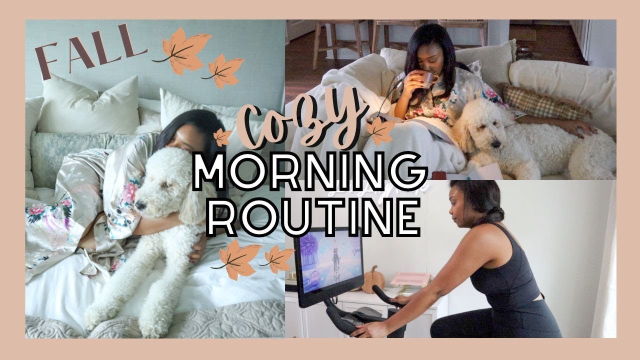 COZY FALL MORNING ROUTINE | TESTING OUT MY FREEBEAT LIT BIKE ...