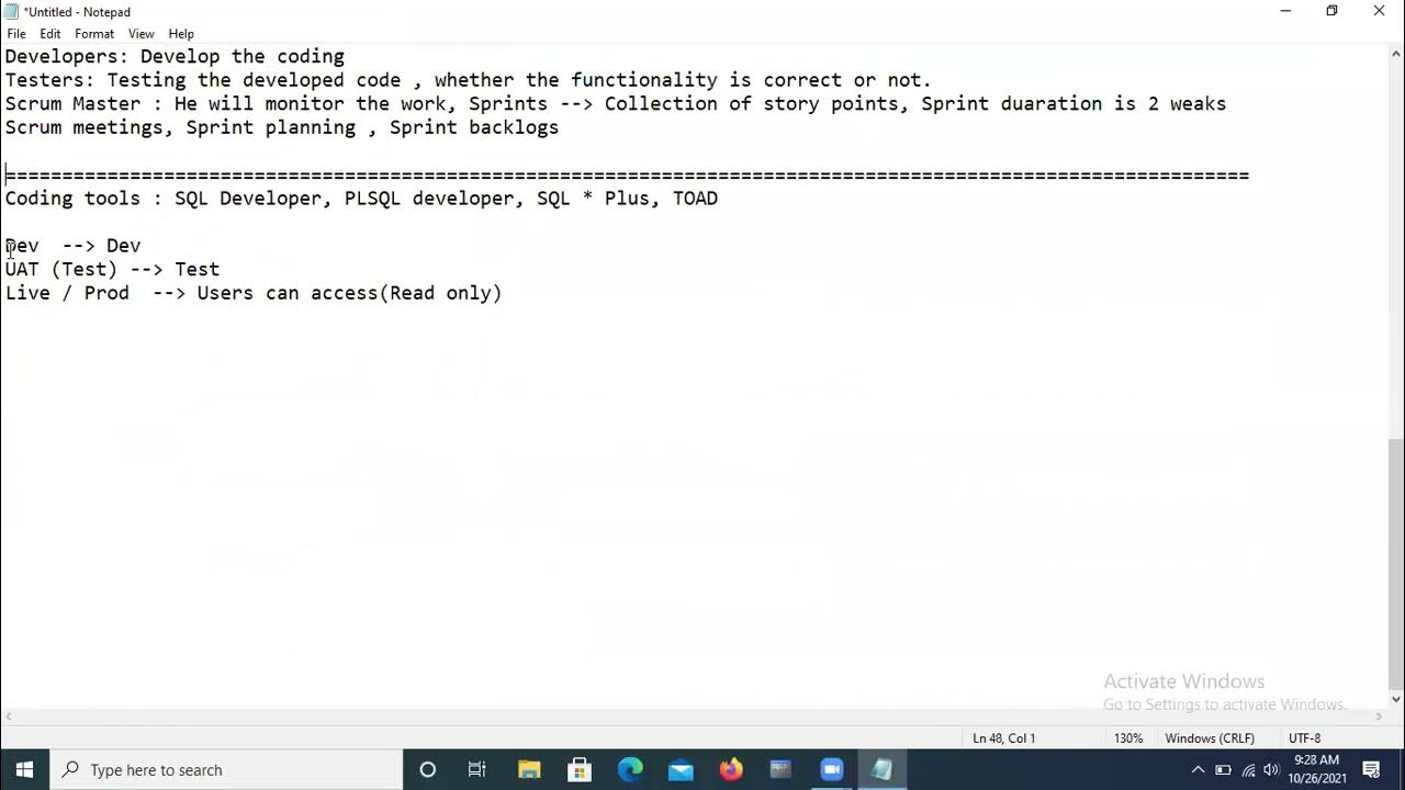 Oracle Sql Plsql Session 29 Real Time Project Tools Explanation Youtube