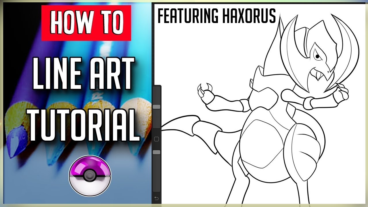 Procreate! Tutorial For Beginners - Line Art [Little Candy Gamer] - YouTube