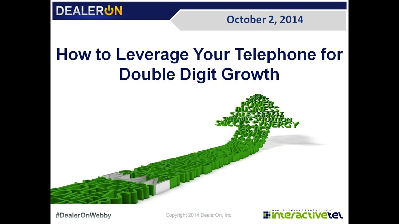 How to Leverage Your Telephone for Double Digit Growth - YouTube