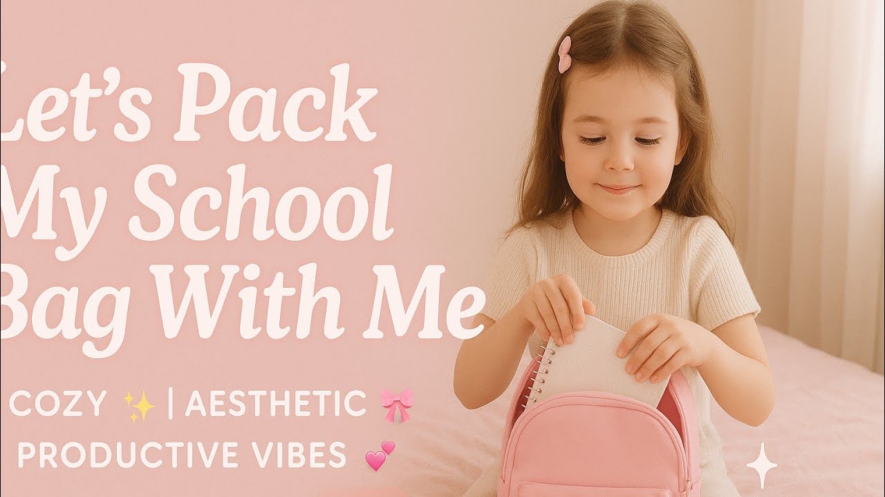 🌸LET'S PACK MY BAG WITH MEH🌸| Aesthetic School Morning Routine🎒 ...
