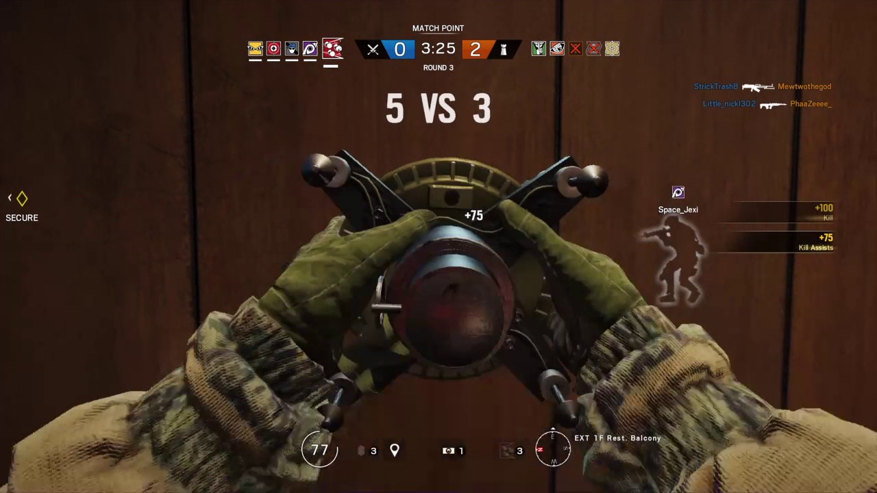 Tom Clancy's Rainbow Six® Siege best carry ever - YouTube