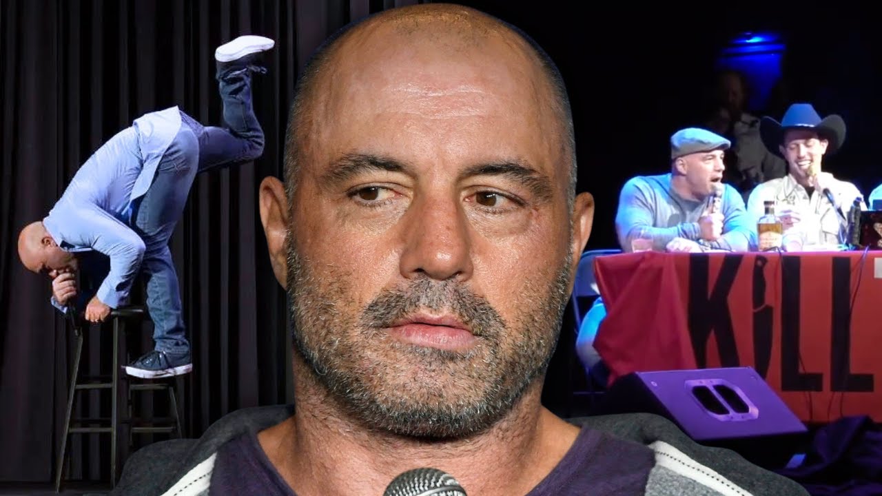 Joe Rogan Embarrasses Himself on Stage - YouTube