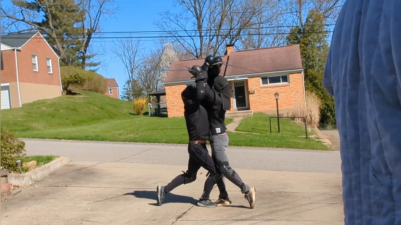Suburban Sword Spar - Longsword: Wes vs. JW (April 2024) - YouTube