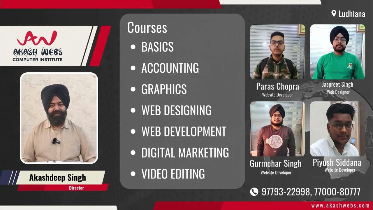 Ludhiana Best computer courses institute | Akash Webs Computer ...