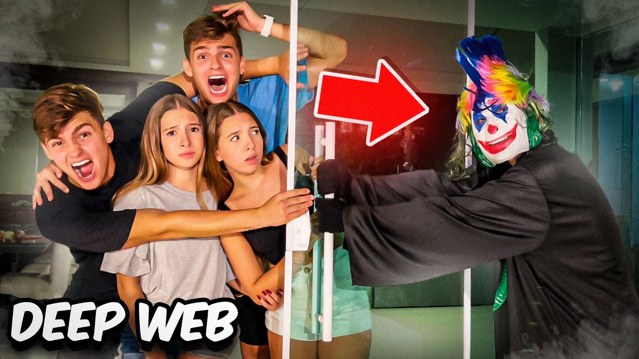 UM PALHAÇO DA DEEP WEB VEIO NA MINHA CASA 😱😱😱 •Irmãos Scribel• - YouTube